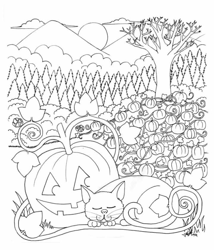 20 Free November Coloring Pages for Kids and Adults