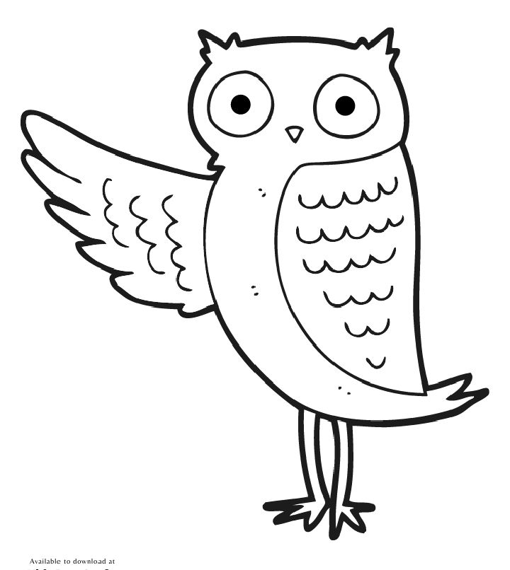 25 Free Owl Coloring Pages for Kids and Adults