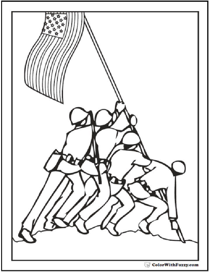 25 Free 4th of July Coloring Pages for Kids and Adults