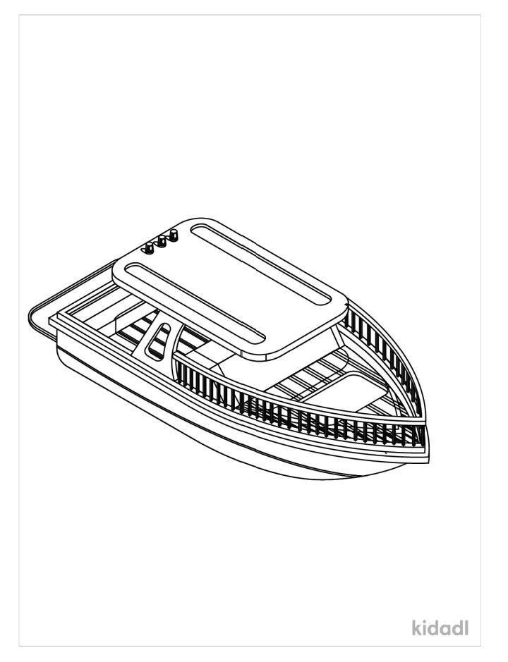 25 Free Boat Coloring Pages for Kids and Adults - Blitsy
