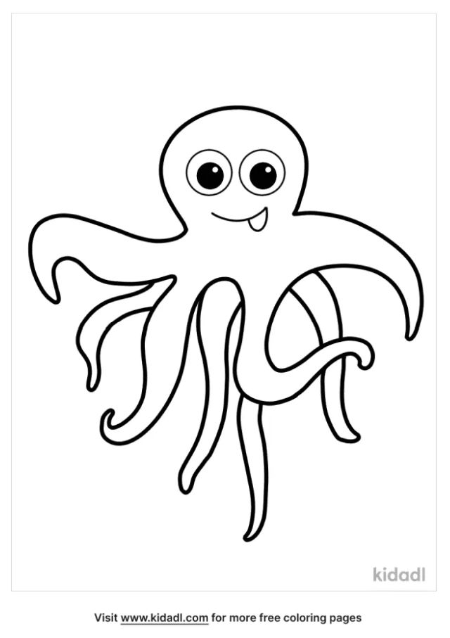 25 Free Octopus Coloring Pages for Kids and Adults