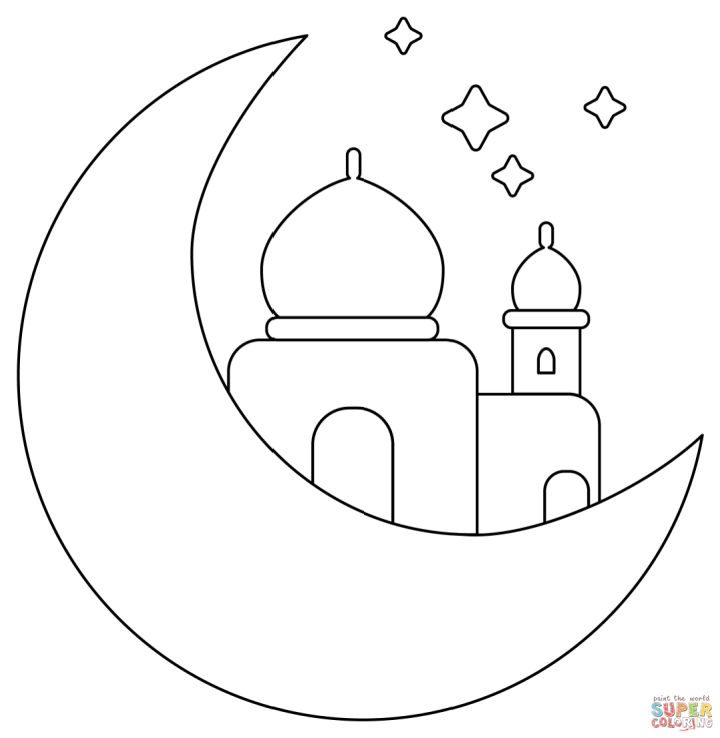 15 Free Ramadan Coloring Pages for Kids - Blitsy