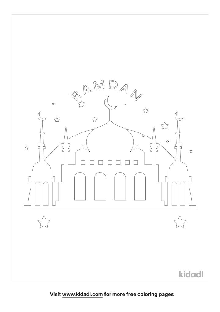 15 Free Ramadan Coloring Pages for Kids - Blitsy