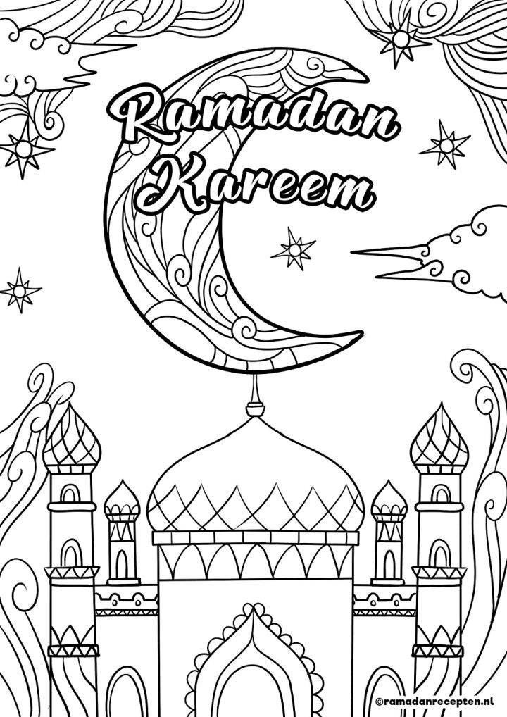 15 Free Ramadan Coloring Pages for Kids - Blitsy