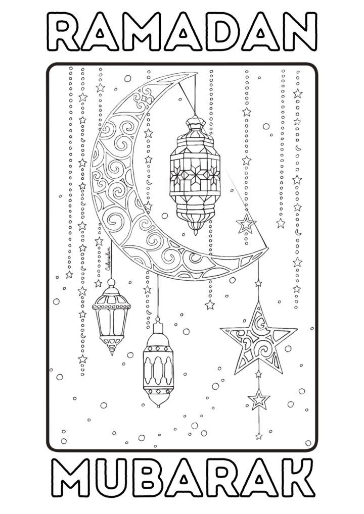15 Free Ramadan Coloring Pages for Kids - Blitsy