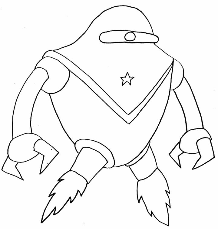 25 Free Robot Coloring Pages for Kids and Adults