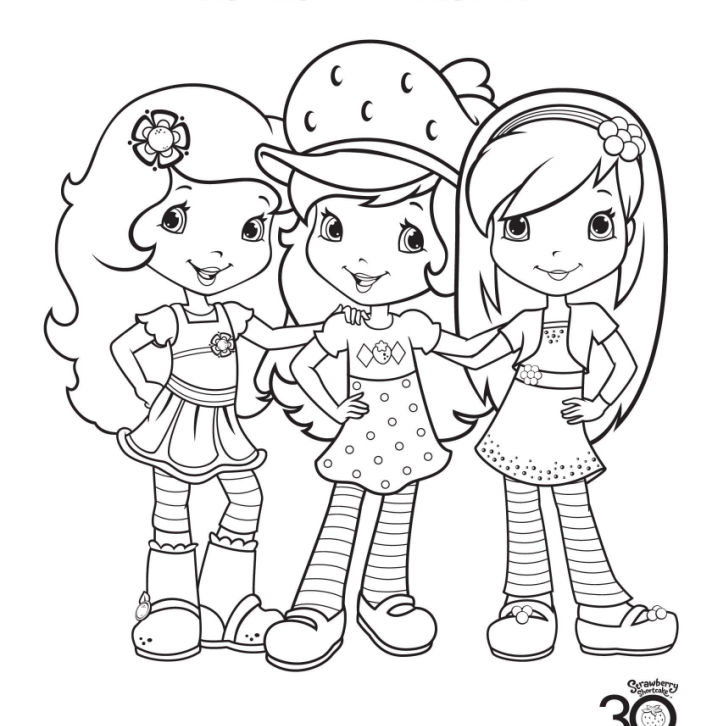 25 Free Strawberry Shortcake Coloring Pages for Kids and Adults