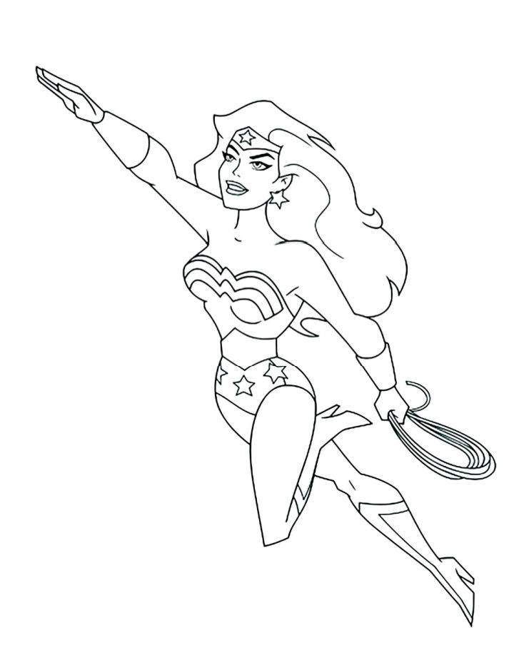 25 Free Wonder Woman Coloring Pages for Kids and Adults