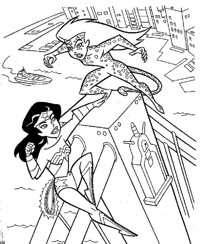 25 Free Wonder Woman Coloring Pages for Kids and Adults
