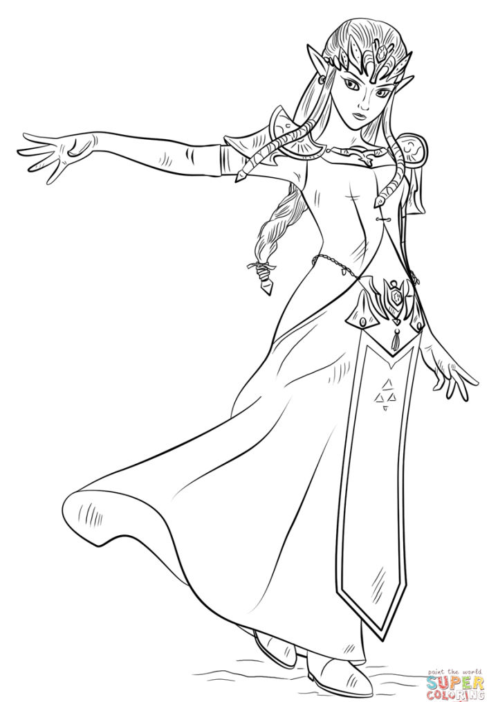 20 Free Zelda Coloring Pages for Kids and Adults