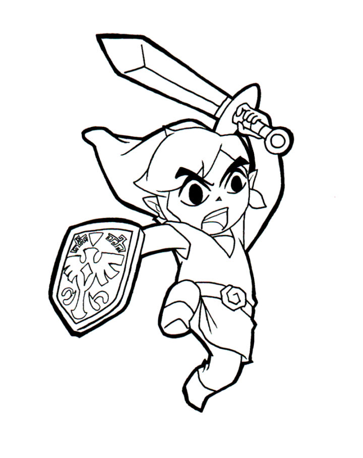 20 Free Zelda Coloring Pages for Kids and Adults