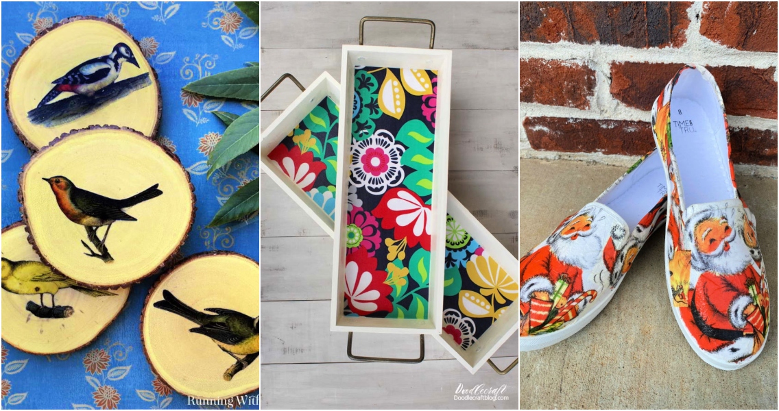 40 Amazing Mod Podge Projects (Ultimate Collection) - Blitsy