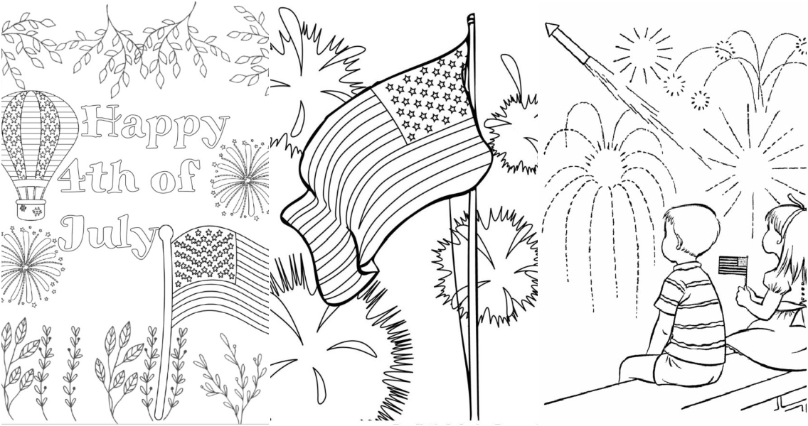 Fourth Of July Coloring Pages For Preschoolers Free Coloring Sheet