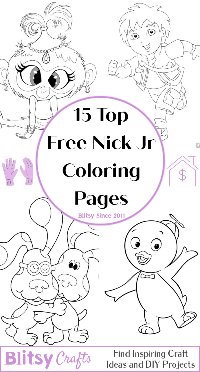 15 Free Nick Jr Coloring Pages for Kids and Adults
