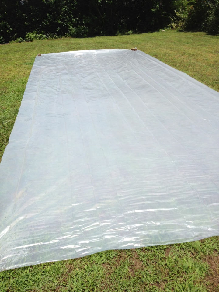 DIY Slip and Slide for Summer Outdoor Play - Blitsy