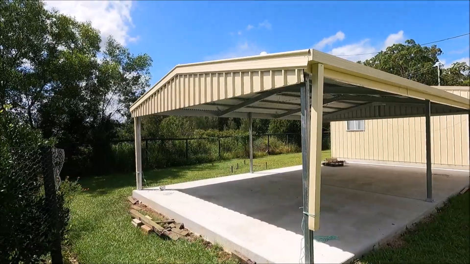 DIY Carport on A Budget - Blitsy