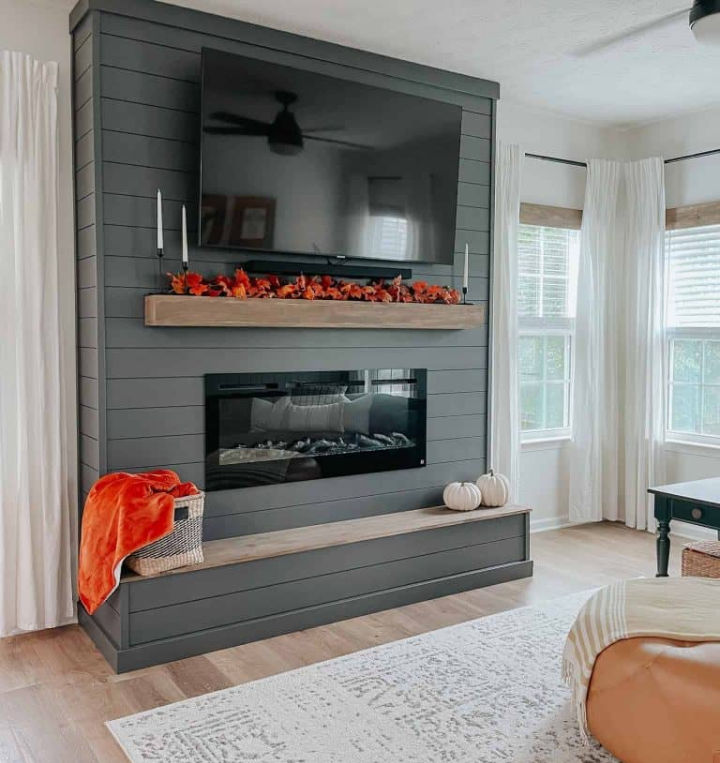 DIY Electric Fireplace - Step by Step Instructions - Blitsy