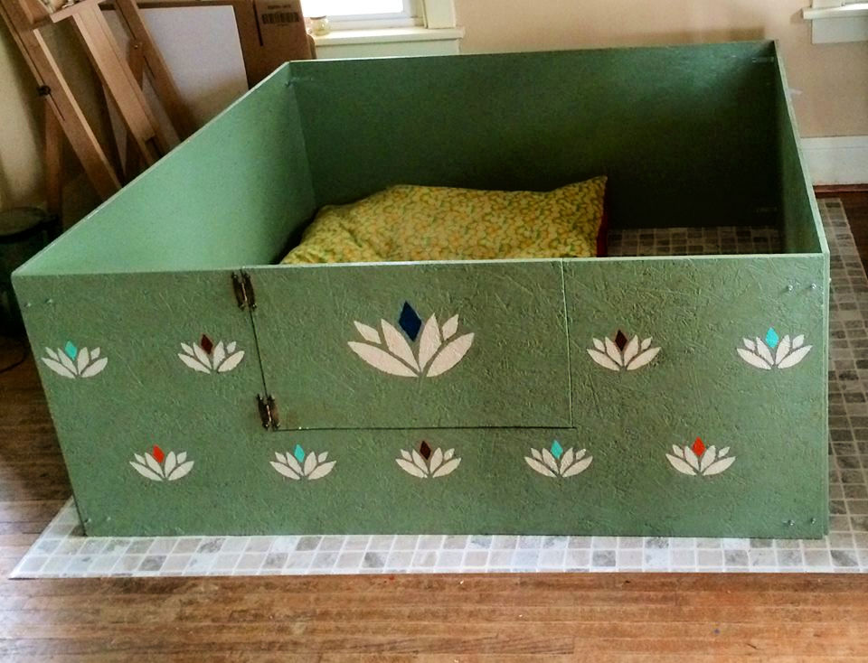 DIY Whelping Box For Your Pregnant Dog - Blitsy