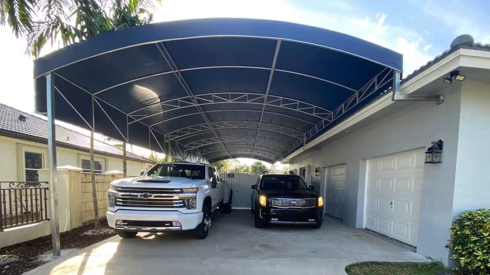 DIY Carport on A Budget - Blitsy