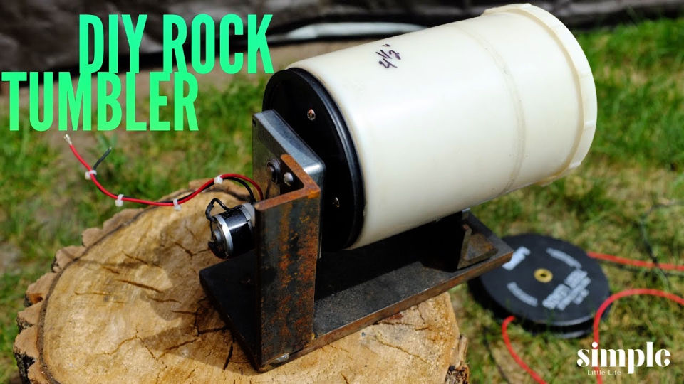 DIY Rock Tumbler To Make Shiny Gemstones at Home - Blitsy