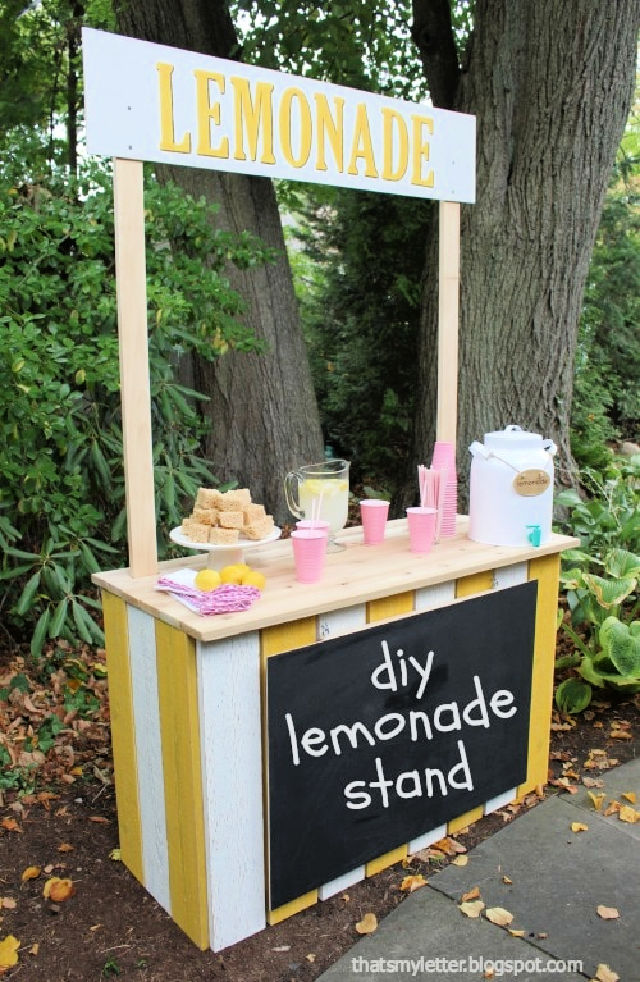 DIY Lemonade Stand for Kids - Blitsy