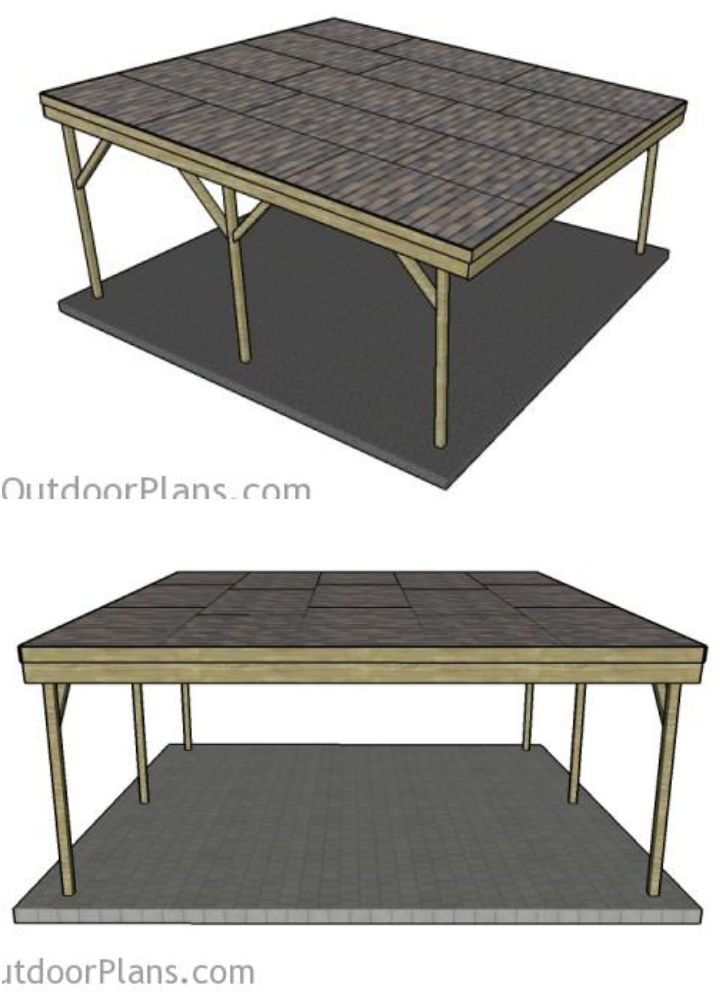 DIY Carport on A Budget - Blitsy