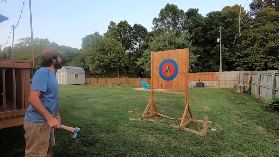 DIY Axe Throwing Target - Step by Step Instructions - Blitsy