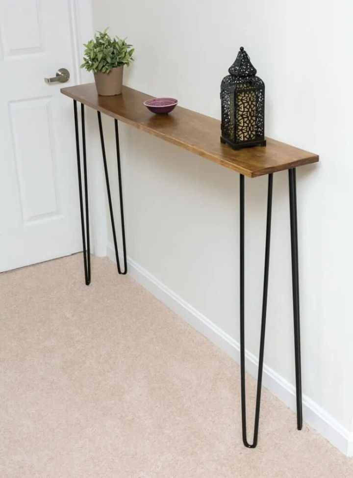 Simple DIY Console Table Plans - Blitsy