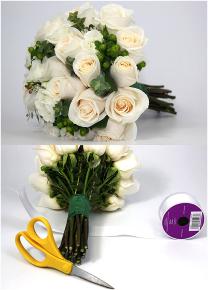 DIY Wedding Bouquet - Step by Step Instructions - Blitsy