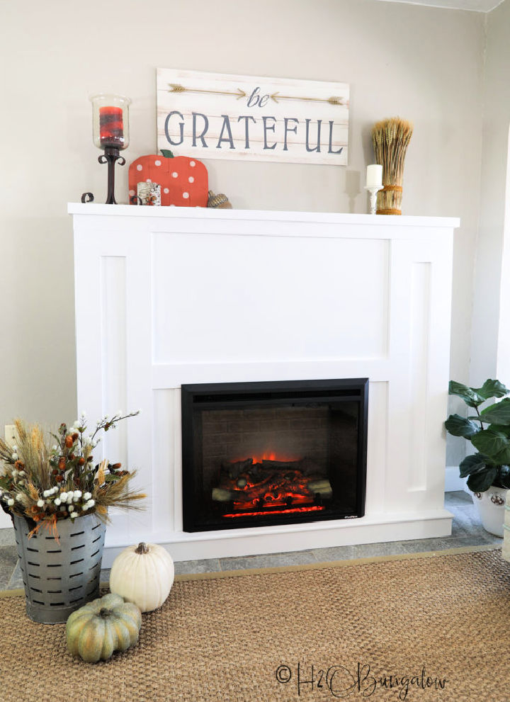 DIY Electric Fireplace - Step by Step Instructions - Blitsy