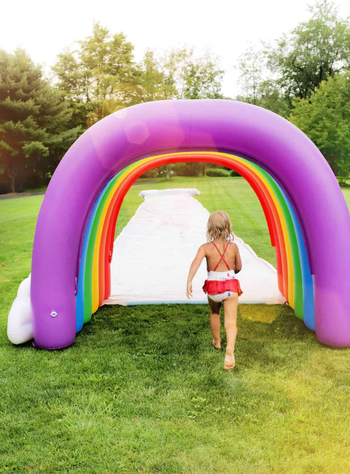 DIY Slip and Slide for Summer Outdoor Play - Blitsy