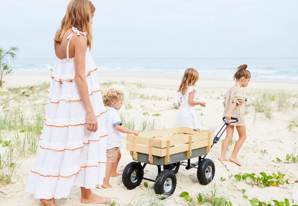 DIY Beach Cart for All Your Beach Gear - Blitsy
