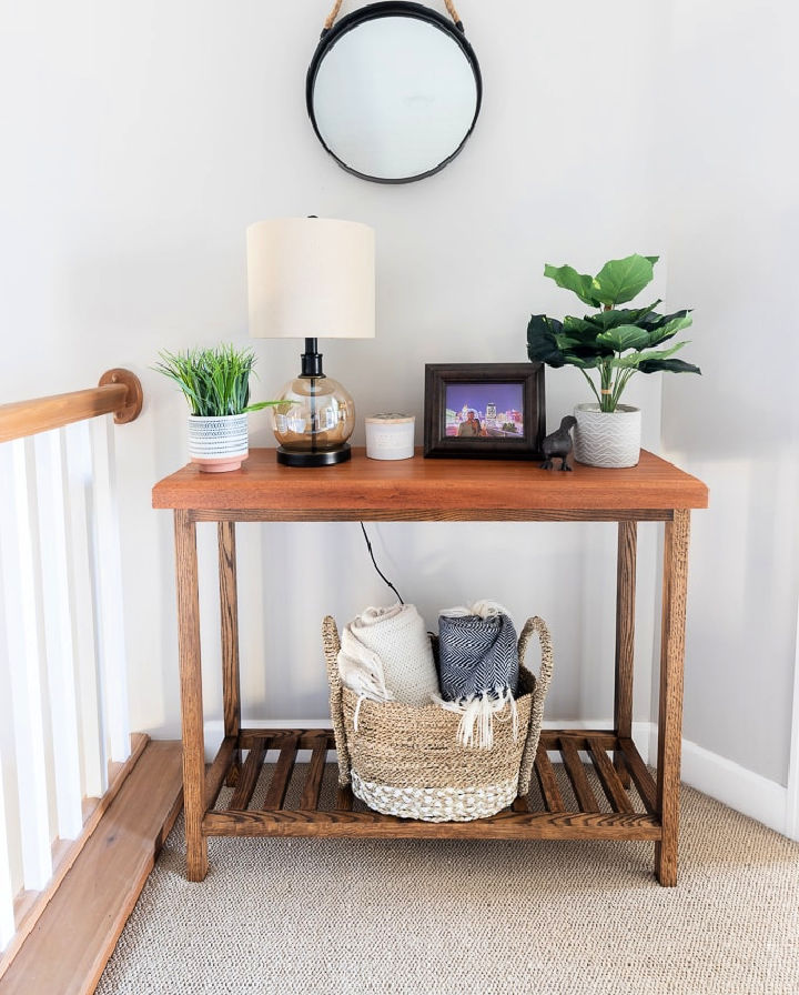 Simple DIY Console Table Plans - Blitsy