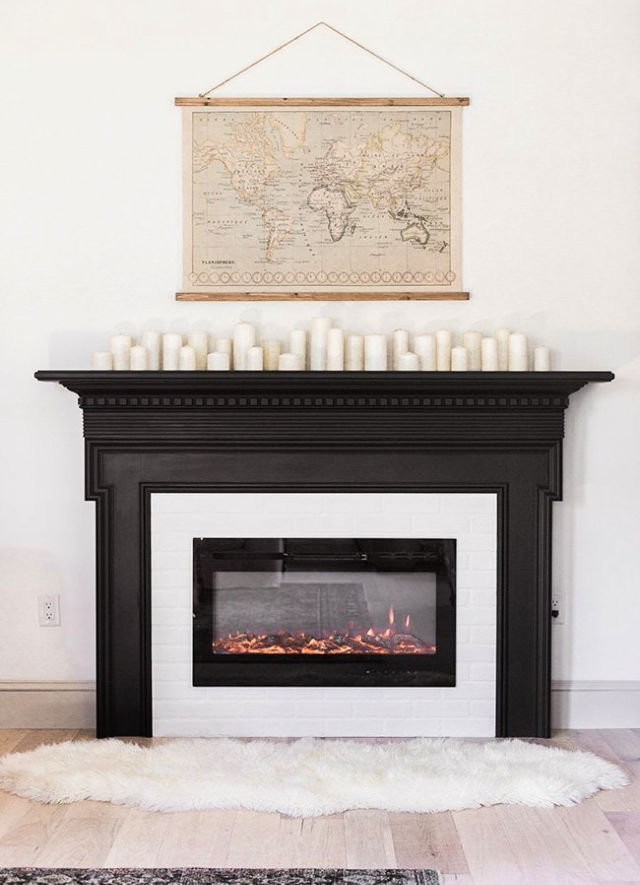DIY Electric Fireplace - Step by Step Instructions - Blitsy