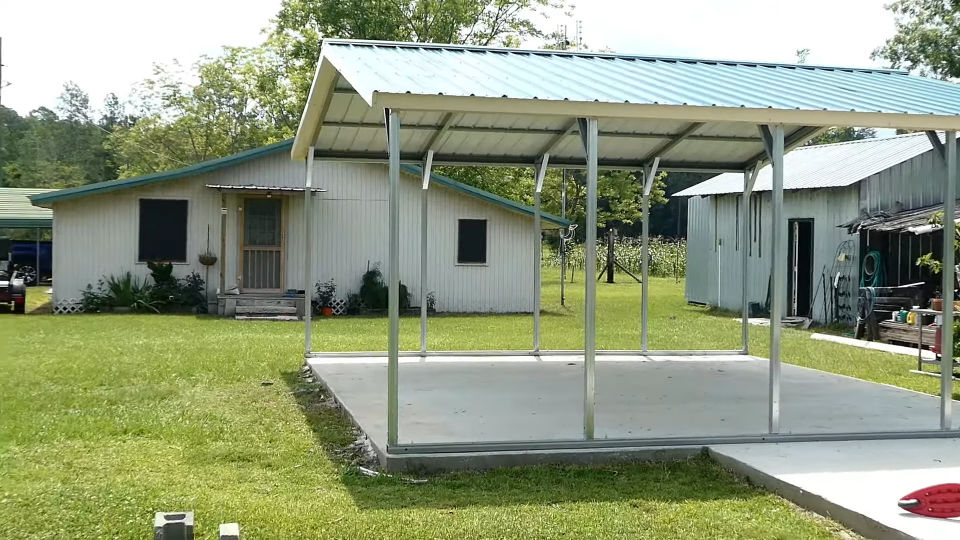 DIY Carport on A Budget - Blitsy