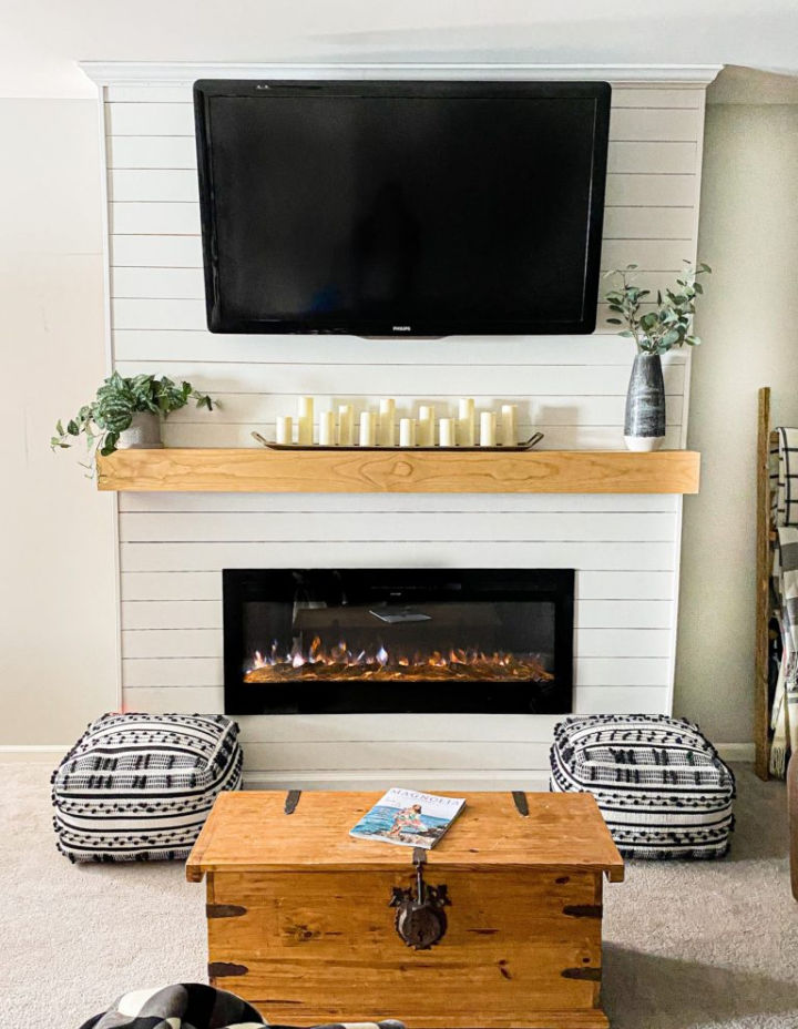 DIY Electric Fireplace - Step by Step Instructions - Blitsy