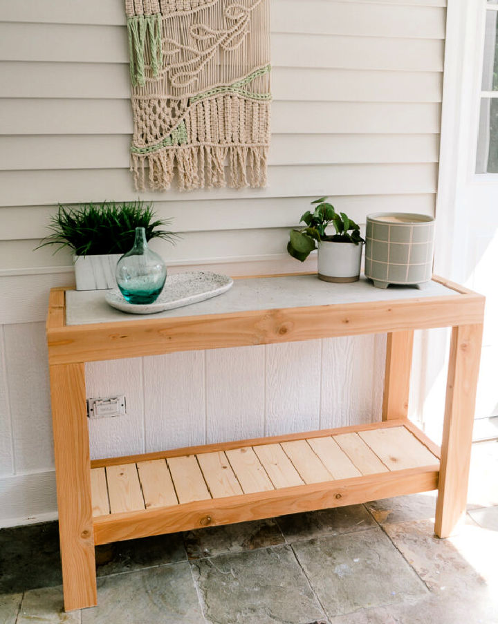 Simple DIY Console Table Plans - Blitsy