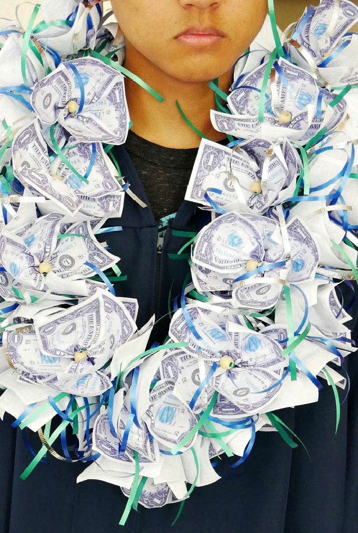 How to Make a Money Lei - Step by Step Guide - Blitsy