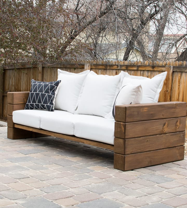 DIY Outdoor Couch - Step by Step Instructions - Blitsy