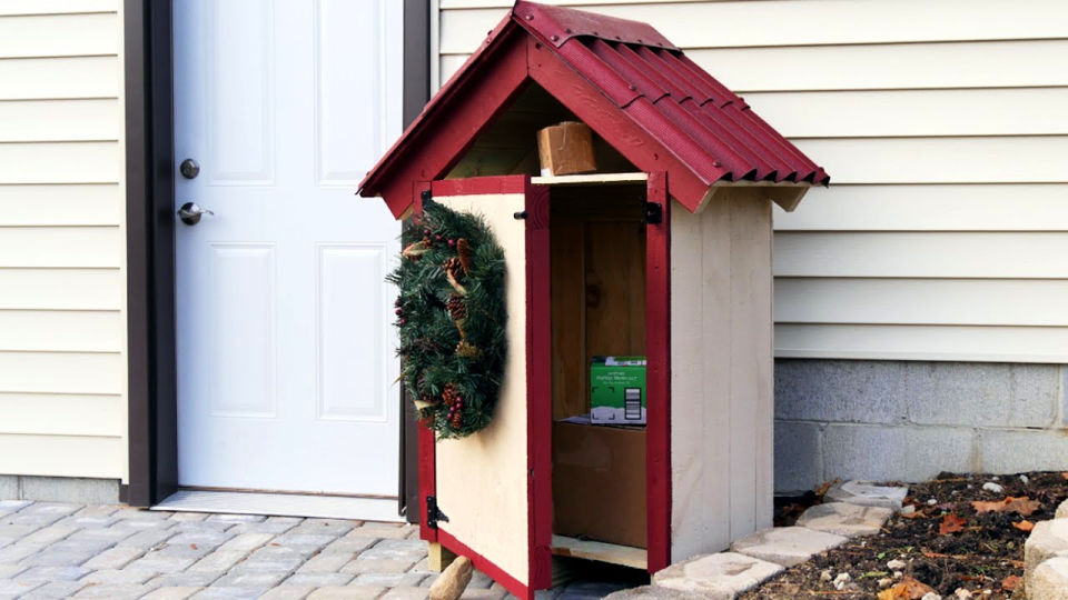 DIY Package Drop Box - Step by Step Instructions - Blitsy