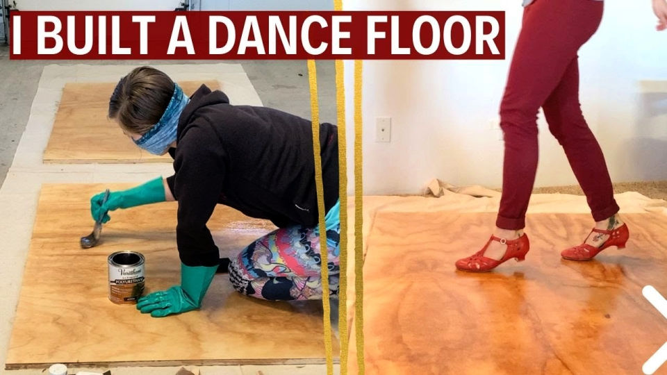 DIY Dance Floor on A Budget - Blitsy