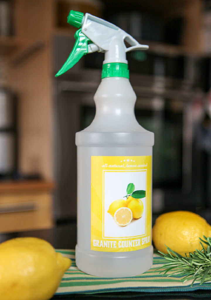 Homemade DIY Granite Cleaner Recipe - Blitsy