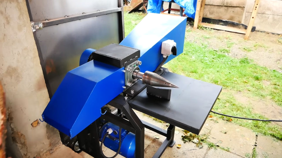 Homemade DIY Log Splitter - Blitsy