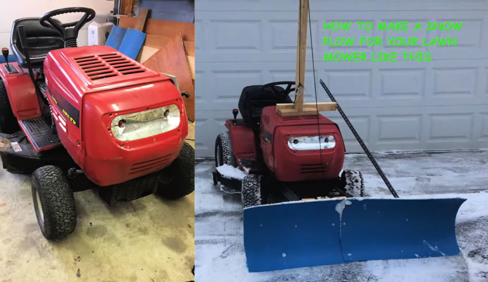 DIY Snow Plow for Clearing Driveways and Sidewalks - Blitsy