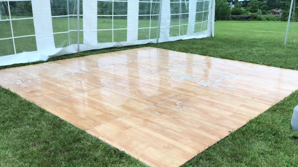 DIY Dance Floor on A Budget - Blitsy