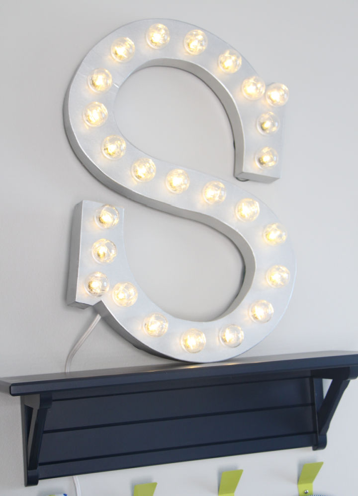 DIY Marquee Letters - Step by Step Guide - Blitsy