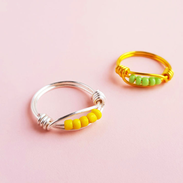 Unique DIY Wire Wrapped Rings - Blitsy