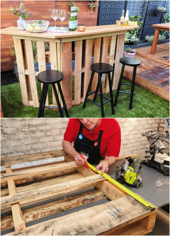 DIY Pallet Bar On a Budget - Blitsy