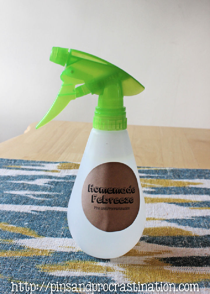 Homemade DIY Febreze Recipe - Blitsy