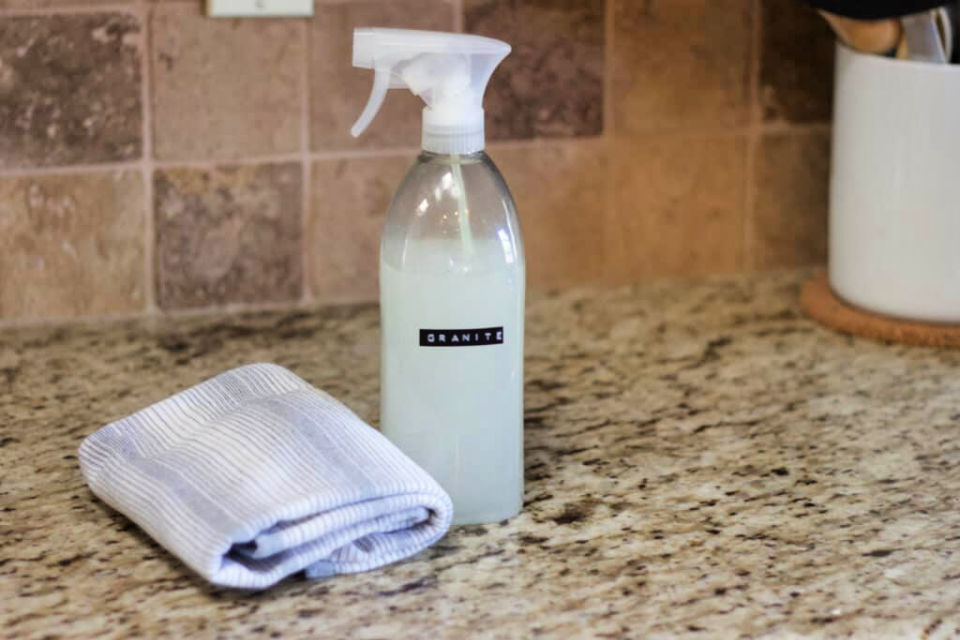 Homemade DIY Granite Cleaner Recipe - Blitsy
